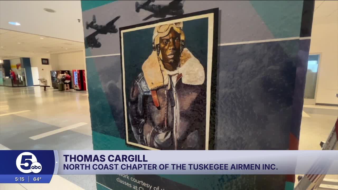 Tribute to local Tuskegee Airmen installed at Cleveland Hopkins ...