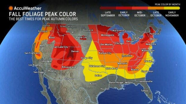 Map shows how vibrant western Pennsylvania's fall foliage will be this year