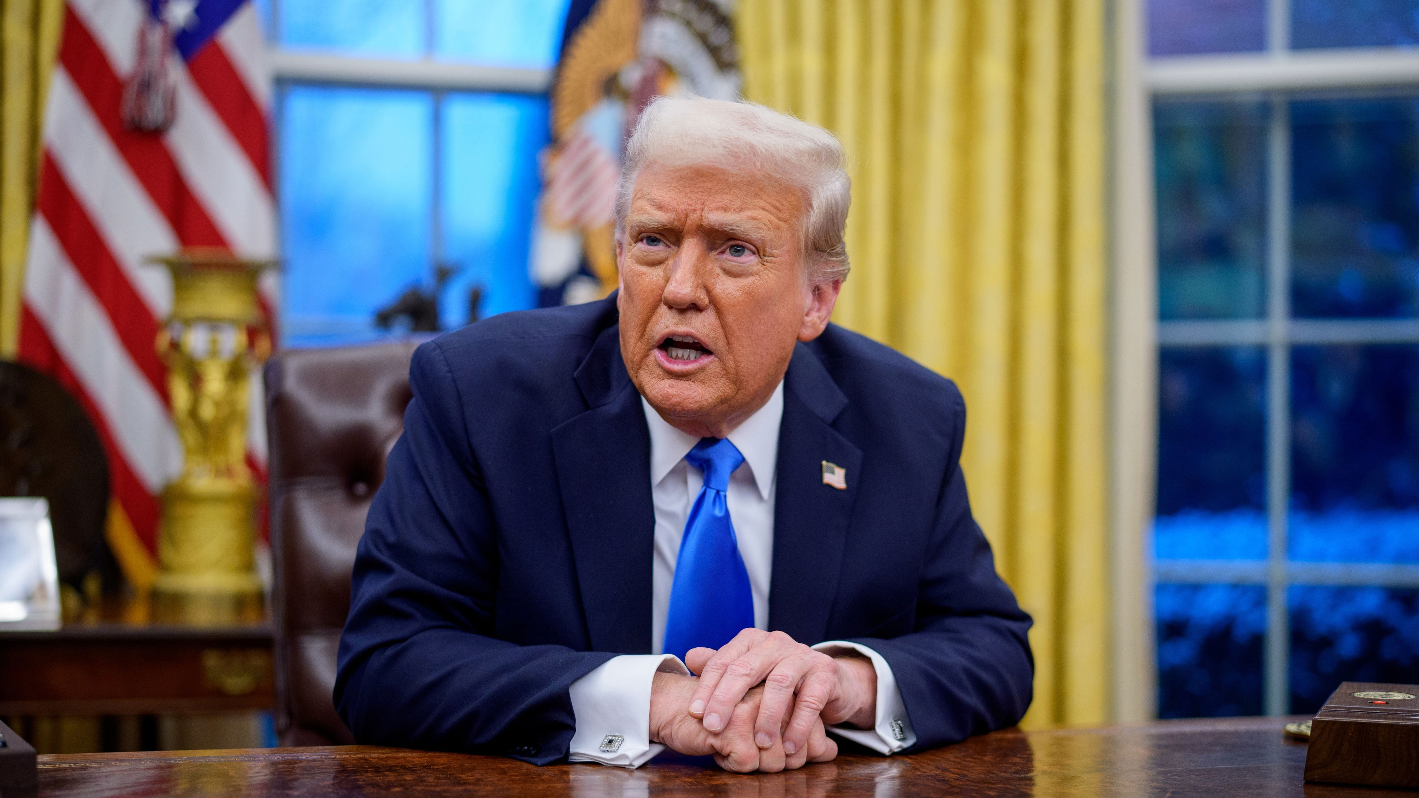 Trump’s Plans to Show Off New Rose Garden Thwarted