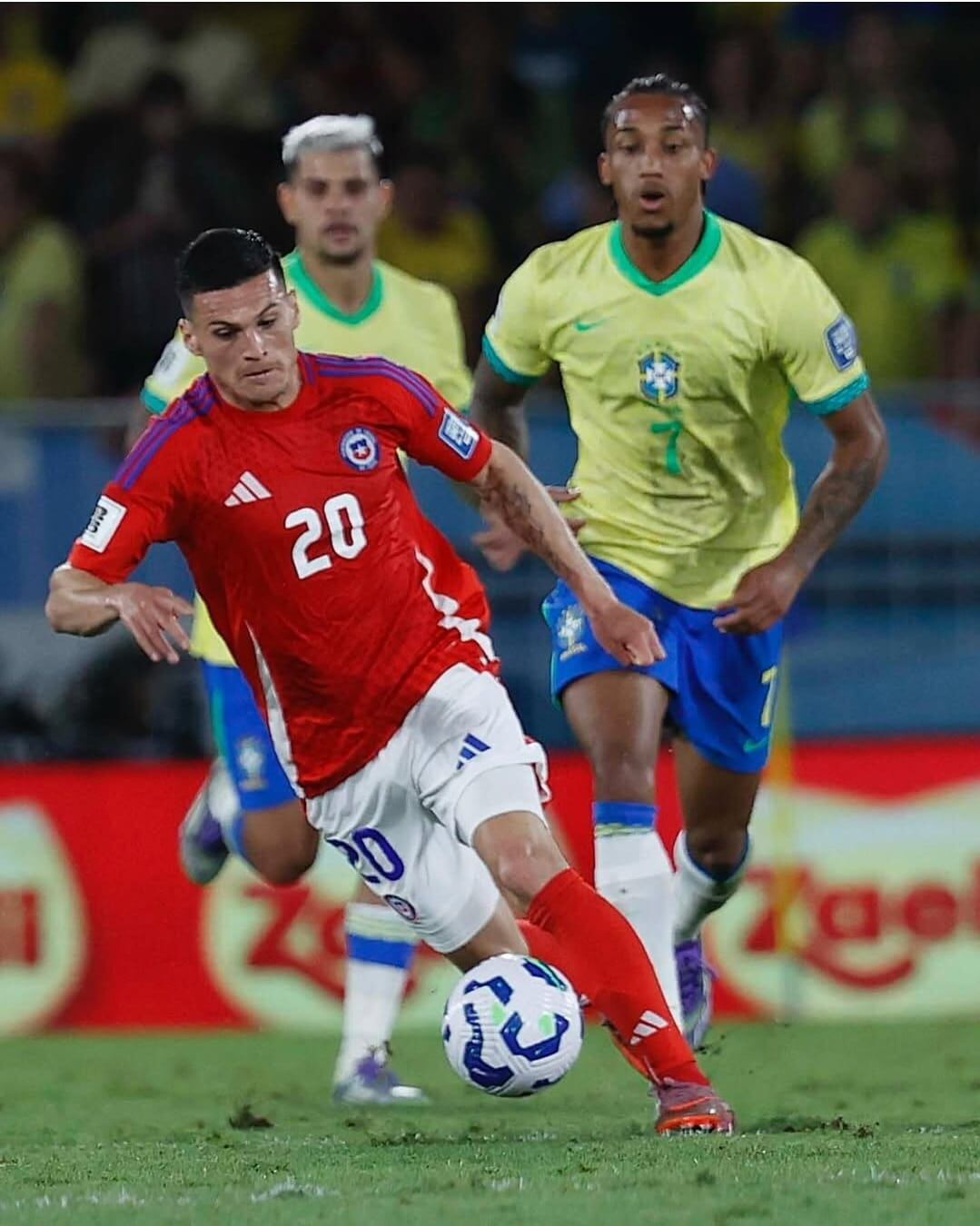 Selección chilena cae ante Brasil por la Clasificatorias Sudamericanas