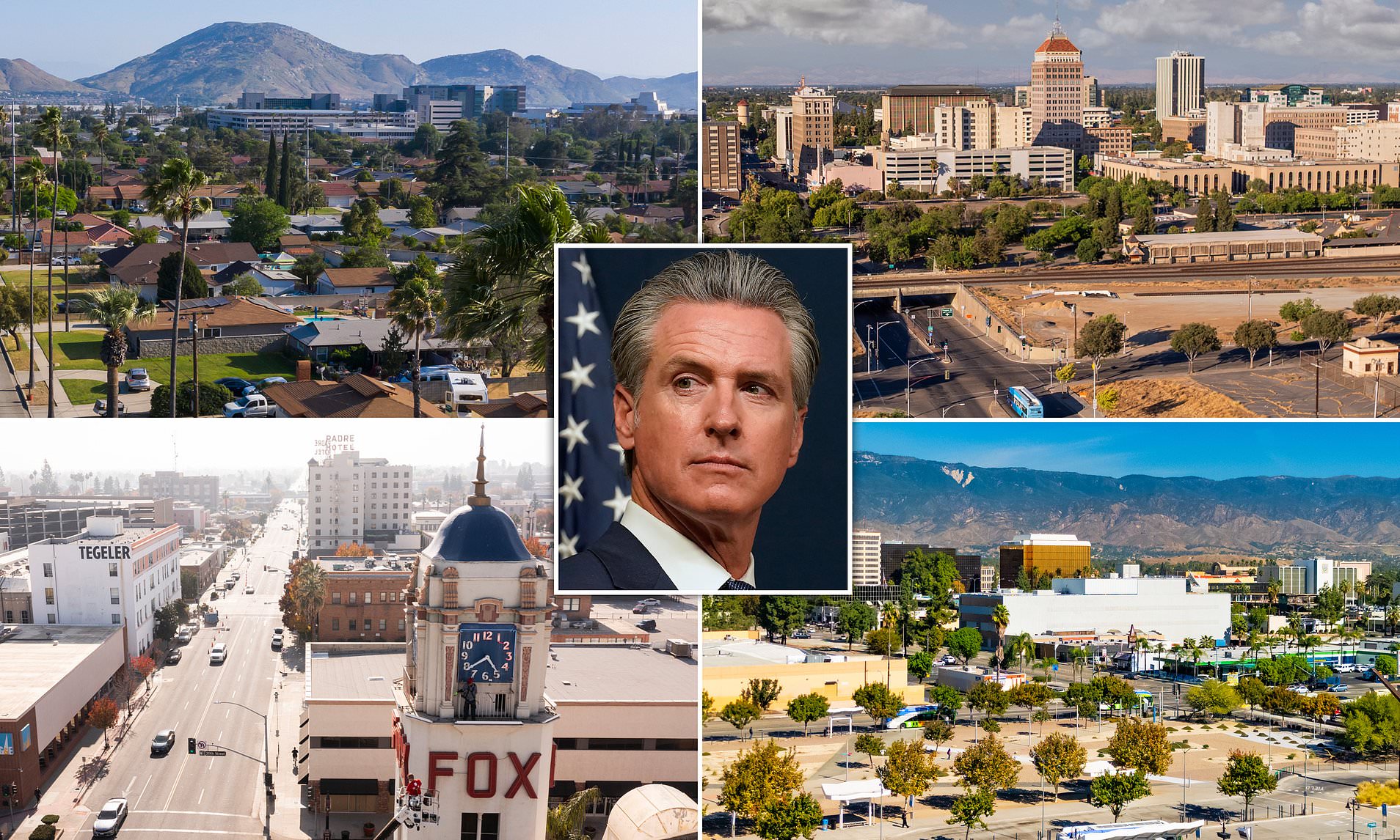 Gavin Newsom dealt crushing blow as California cities dominate list of ...