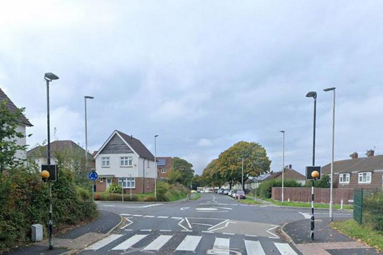 Two in hospital after car and bus crash in Plymouth