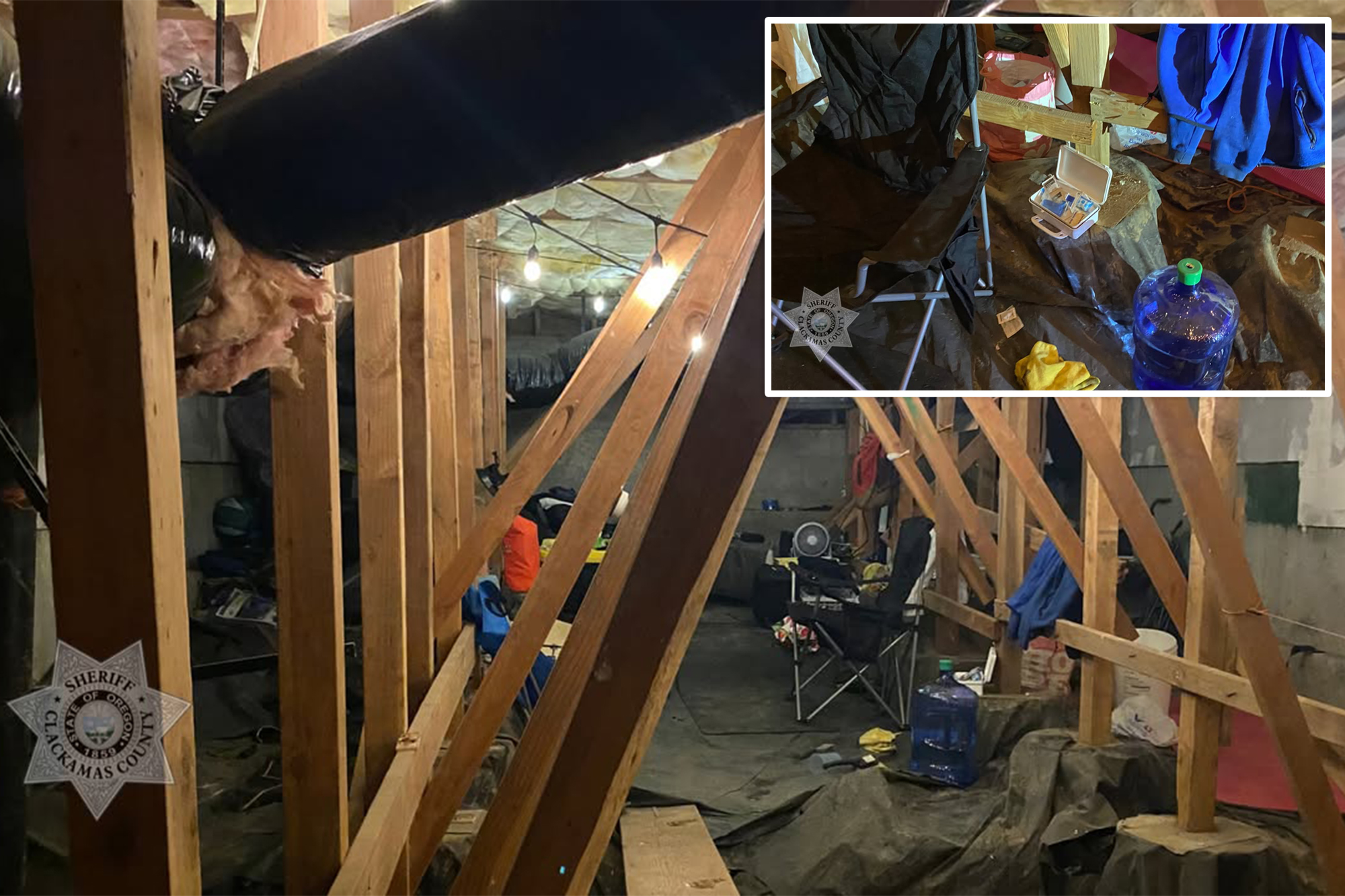 Oregon man discovered living inside tricked-out crawlspace in quaint ...