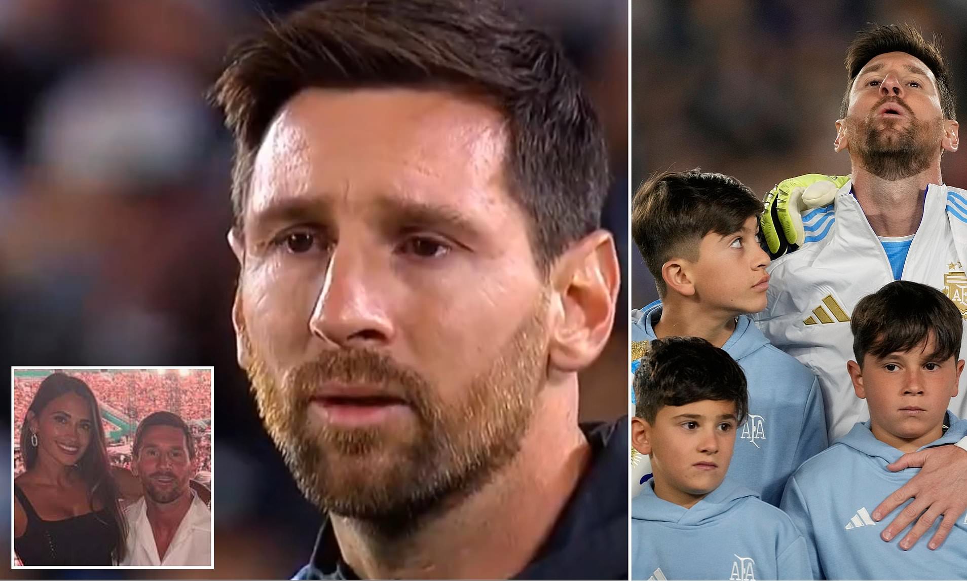 Teary Lionel Messi drops retirement bomb and says he could quit PRE ...
