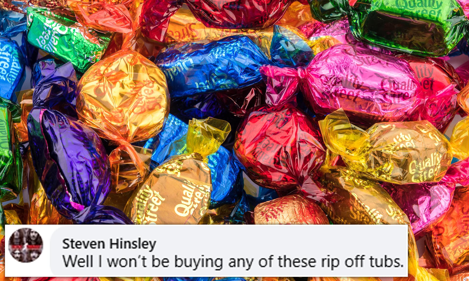 Quality Street fans left outraged by 'rip off' change as Nestle shrink ...