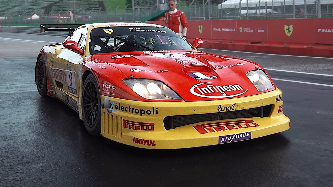 Ferrari 550 Maranello GT1 : le son du moteur V12