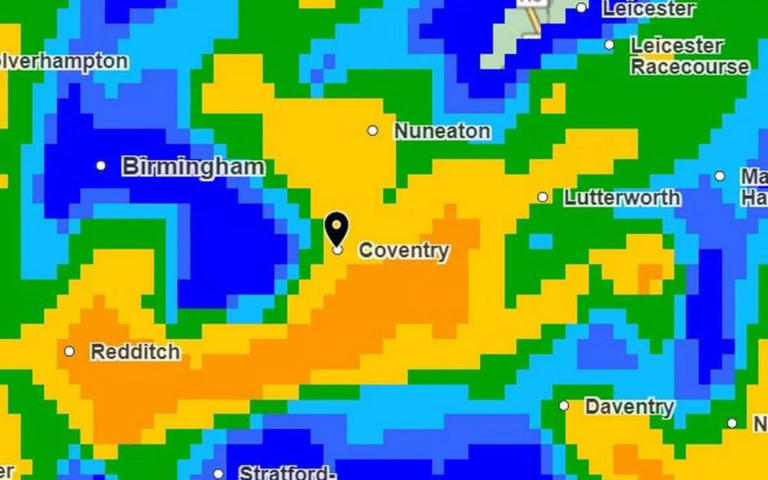 Met Office Issues Yellow Warning for Coventry as Thunderstorms and ...