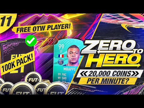 FIFA 21 zero to hero - 20,000 coins per minute?
