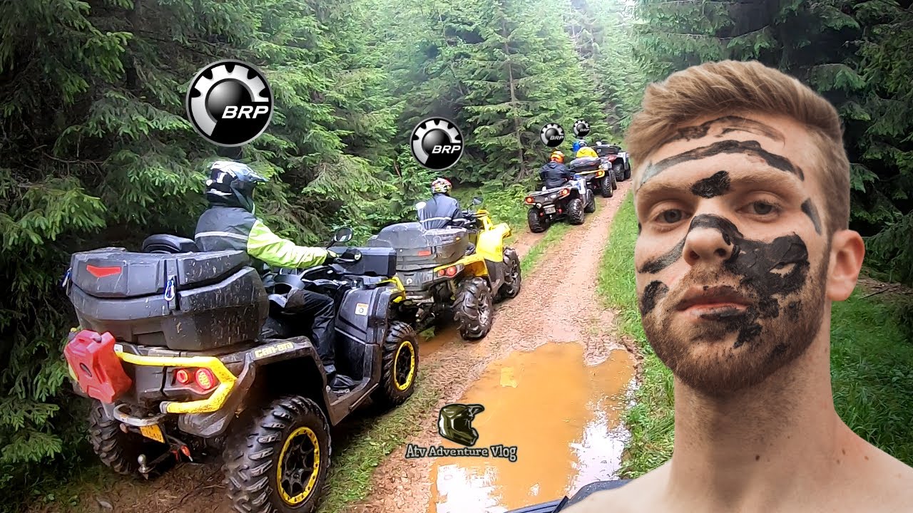 Ripping Forest Trails on a Wet Day | Extreme ATV Adventure