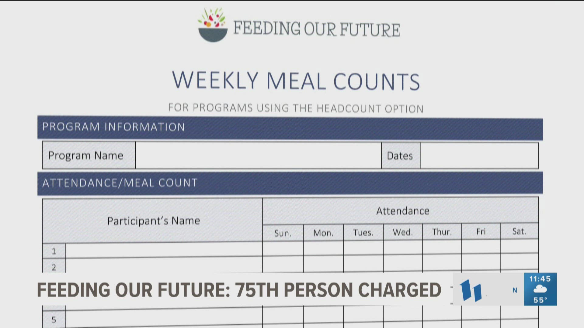 75th defendant charged in Feeding Our Future Fraud case