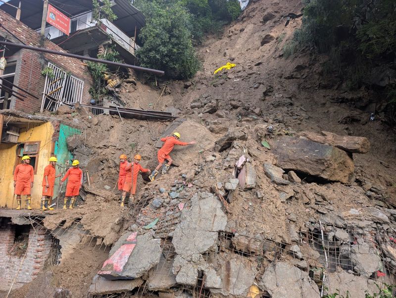 Kullu landslides: Search for 7 missing after twin Inner Akhara Bazaar ...