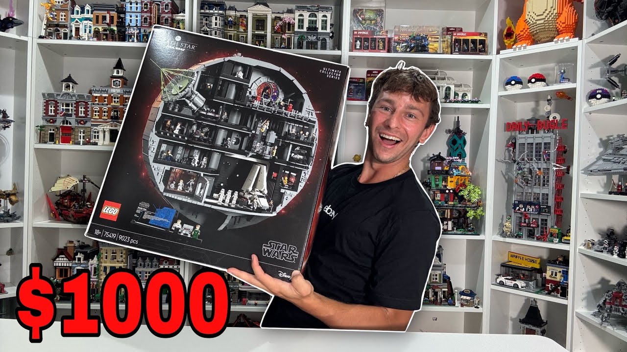 Unboxing the 1st EVER $1000 LEGO Set – LEGO Star Wars Death Star 2025