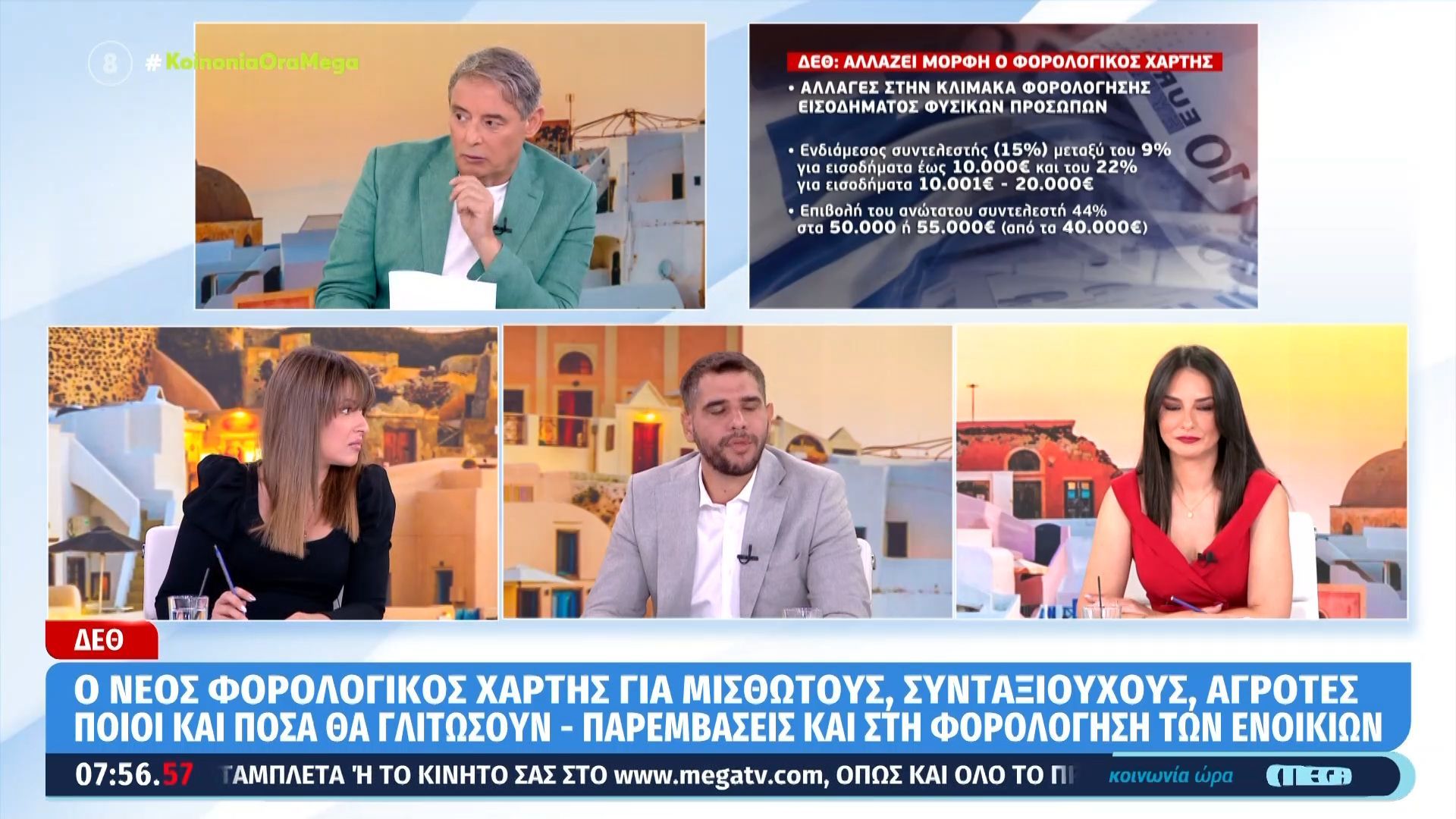 ΔΕΘ: Ο νέος φορολογικός χάρτης για μισθωτούς, συνταξιούχους, αγρότες