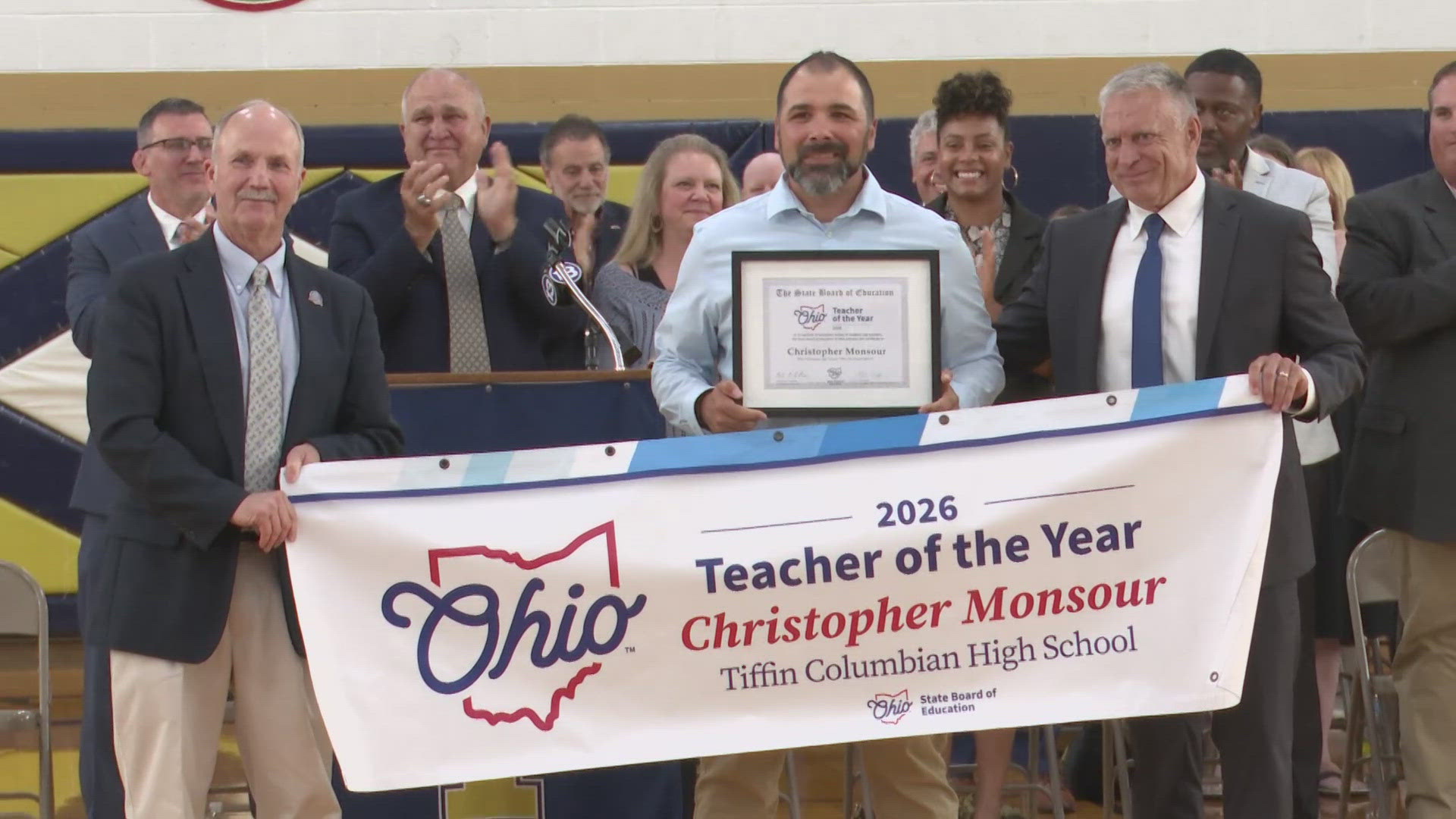 Tiffin’s Christopher Monsour named 2026 Ohio Teacher of the Year ...