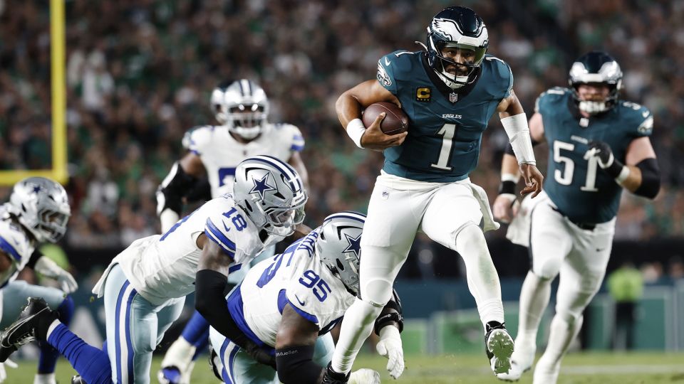 Philadelphia Eagles outlast Dallas Cowboys in NFL season opener that ...