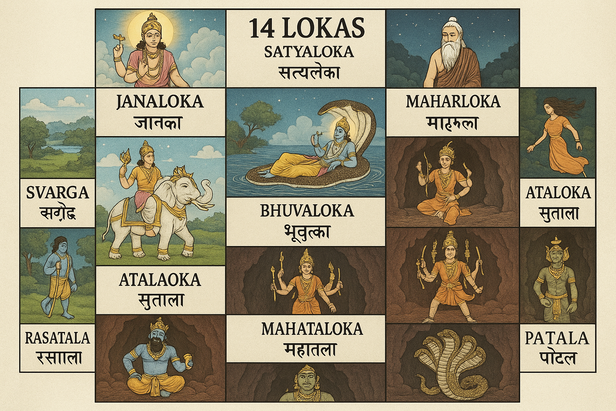 Where Do Souls Go After Death? The Story of Hinduism’s 14 Lokas