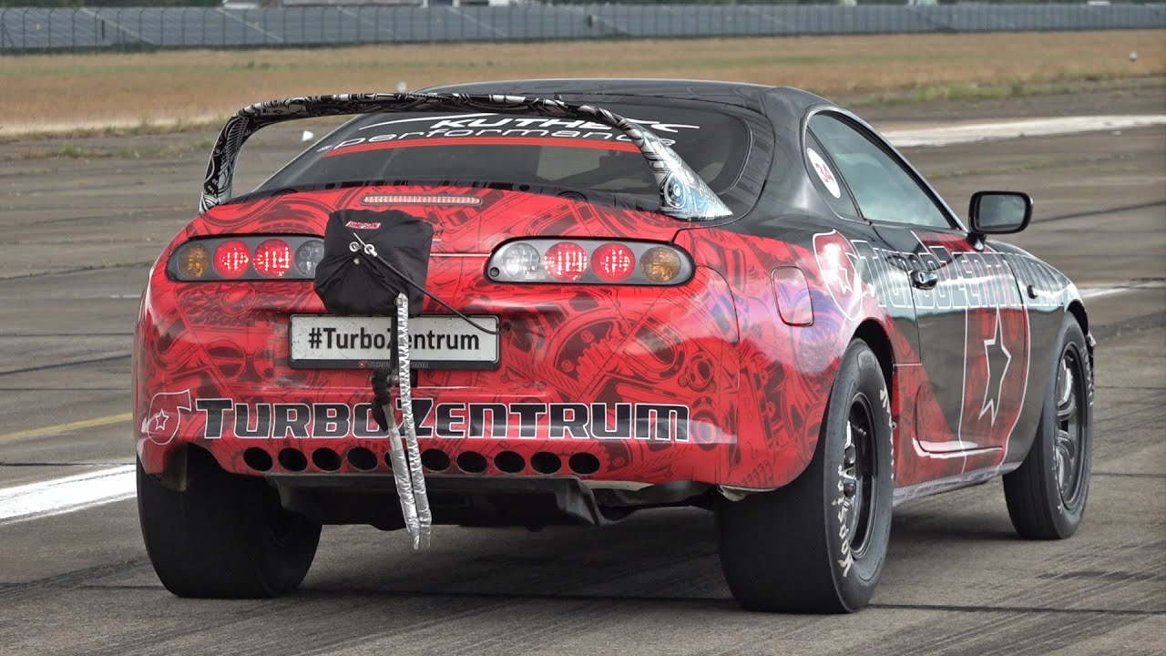 Toyota Supra Turbo 1450 ch – Accélération de 0 à 302 km/h