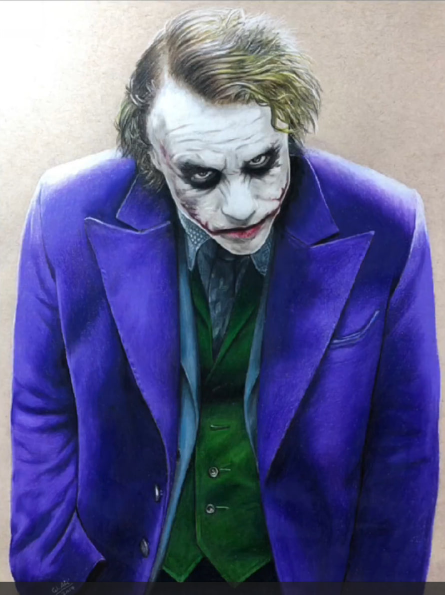Drawing the Joker – Heath Ledger Fan Art Reveal