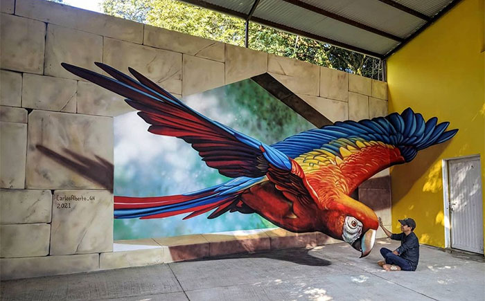 52 3D Optical Illusions By This Talented Mexican Street Artist