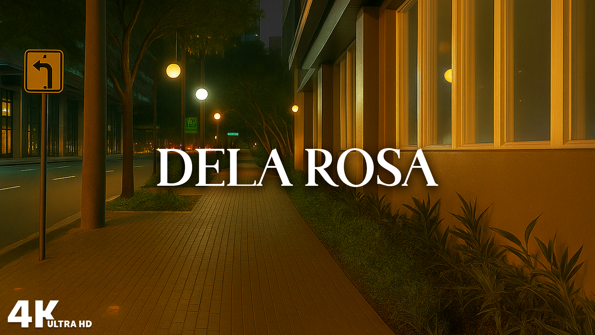 Philippines – Promenade nocturne sur Dela Rosa Street, Makati (4K)