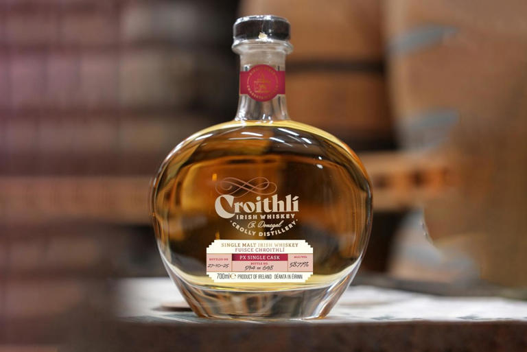 Donegal’s Croithlí Distillery unveils world-first PX Single Cask Irish ...