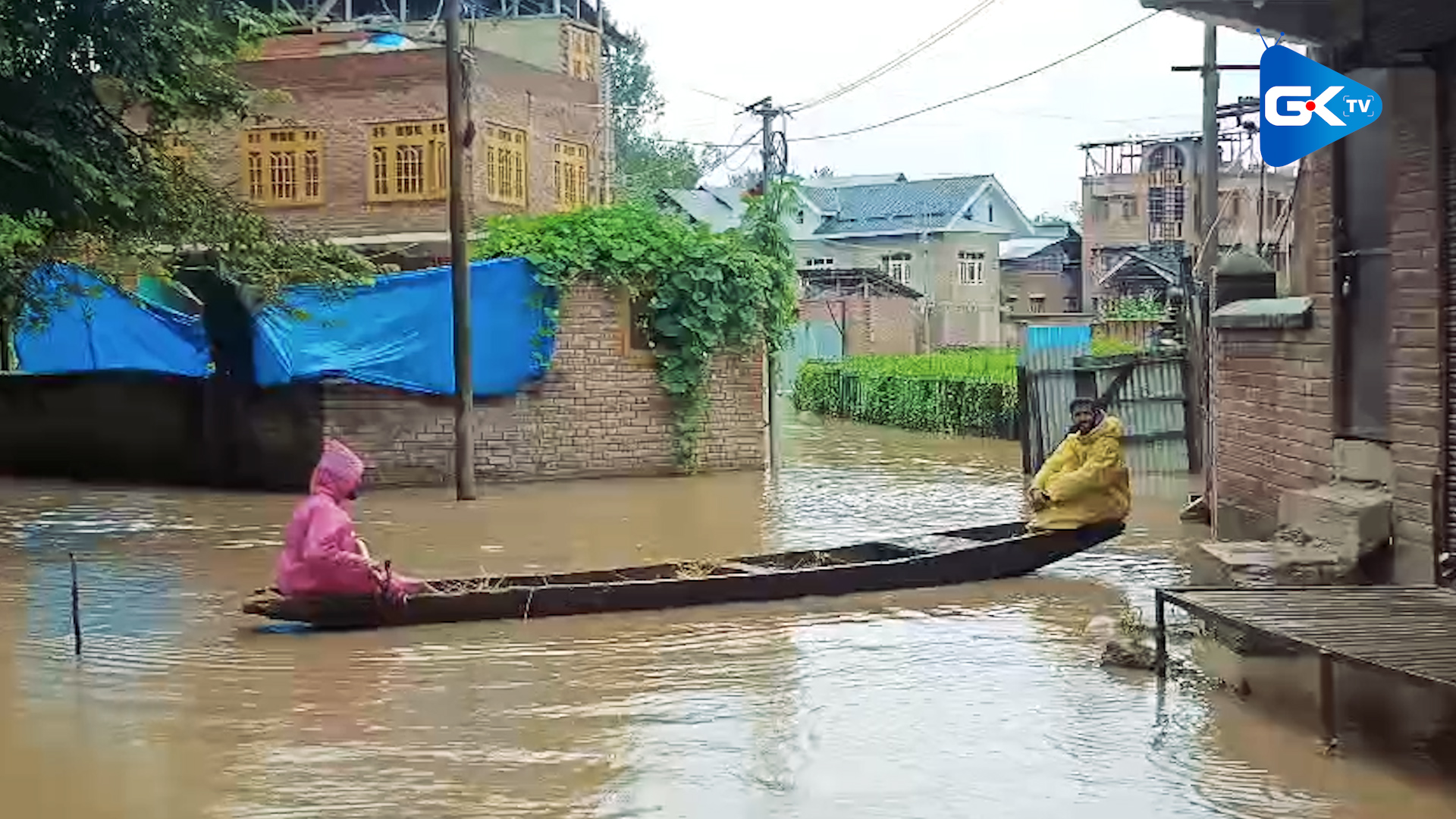 Flood-like situation emerges in Bandipora’s Kaniyari village, families ...