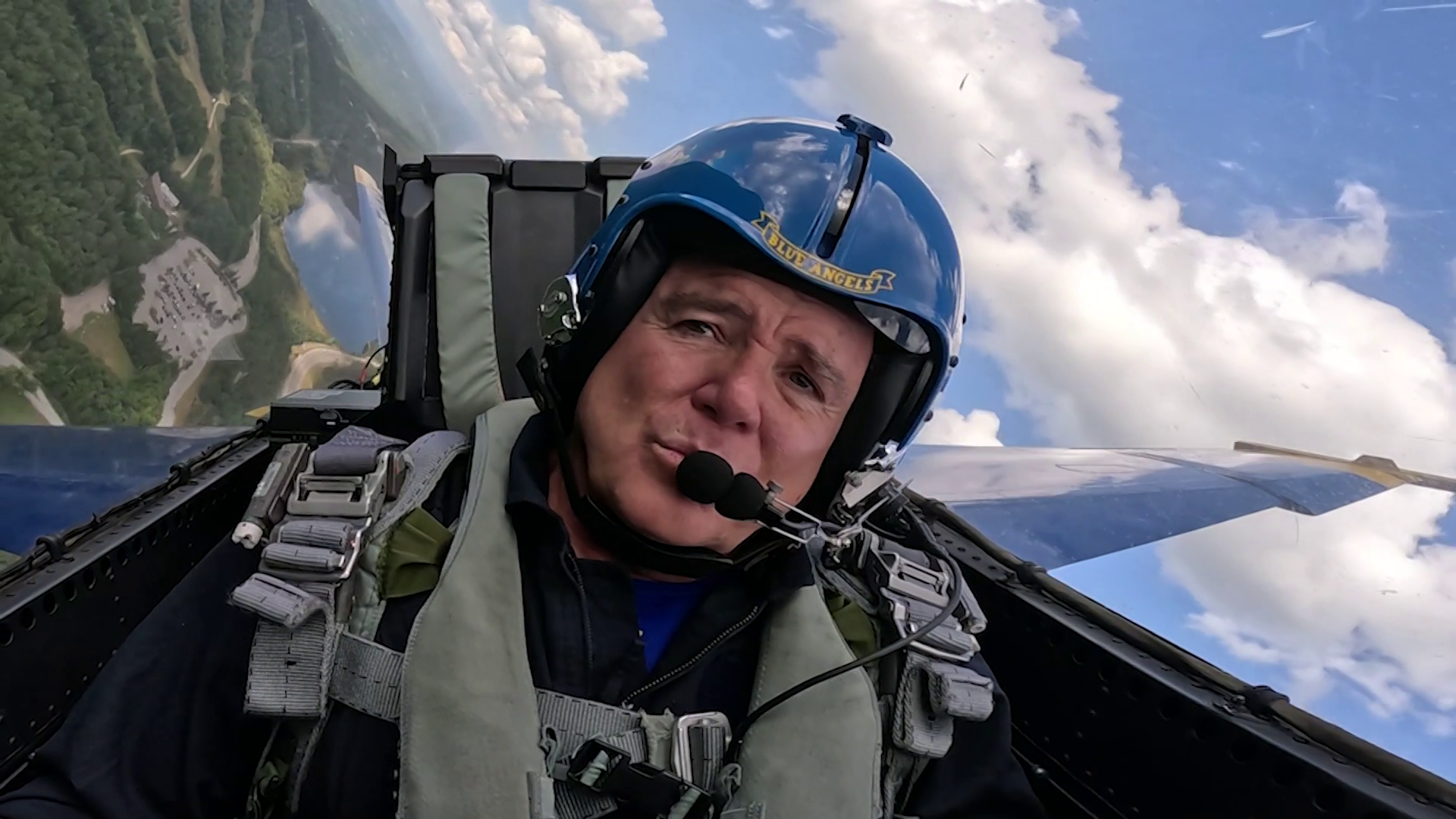 Sneak peak: Doug Meehan flight with US Navy's demonstration team 'Blue ...