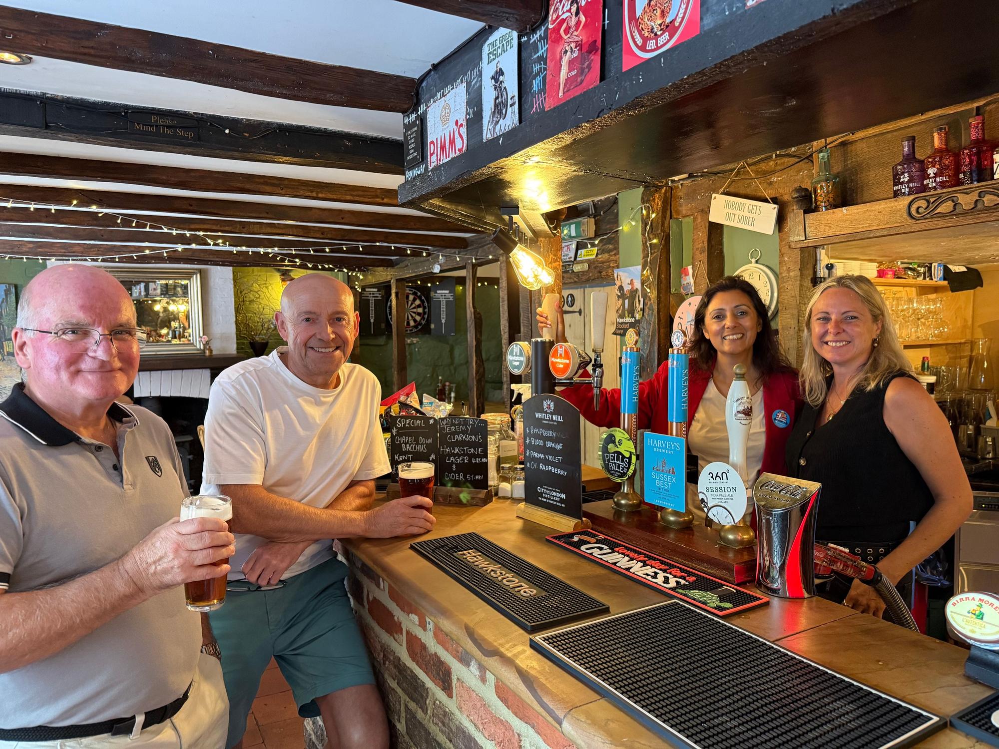 Nusrat Ghani MP supports Hartfield pub