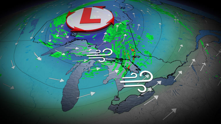 Strong winds prompt warnings in Ontario, risk of outages and high waves