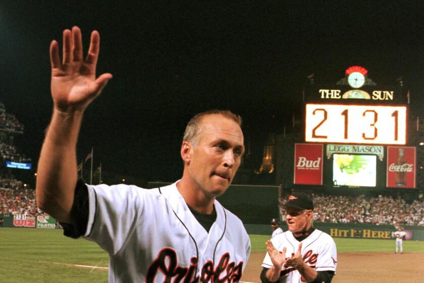How Cal Ripken Jr. breaking Lou Gehrig's Iron Man record helped ...