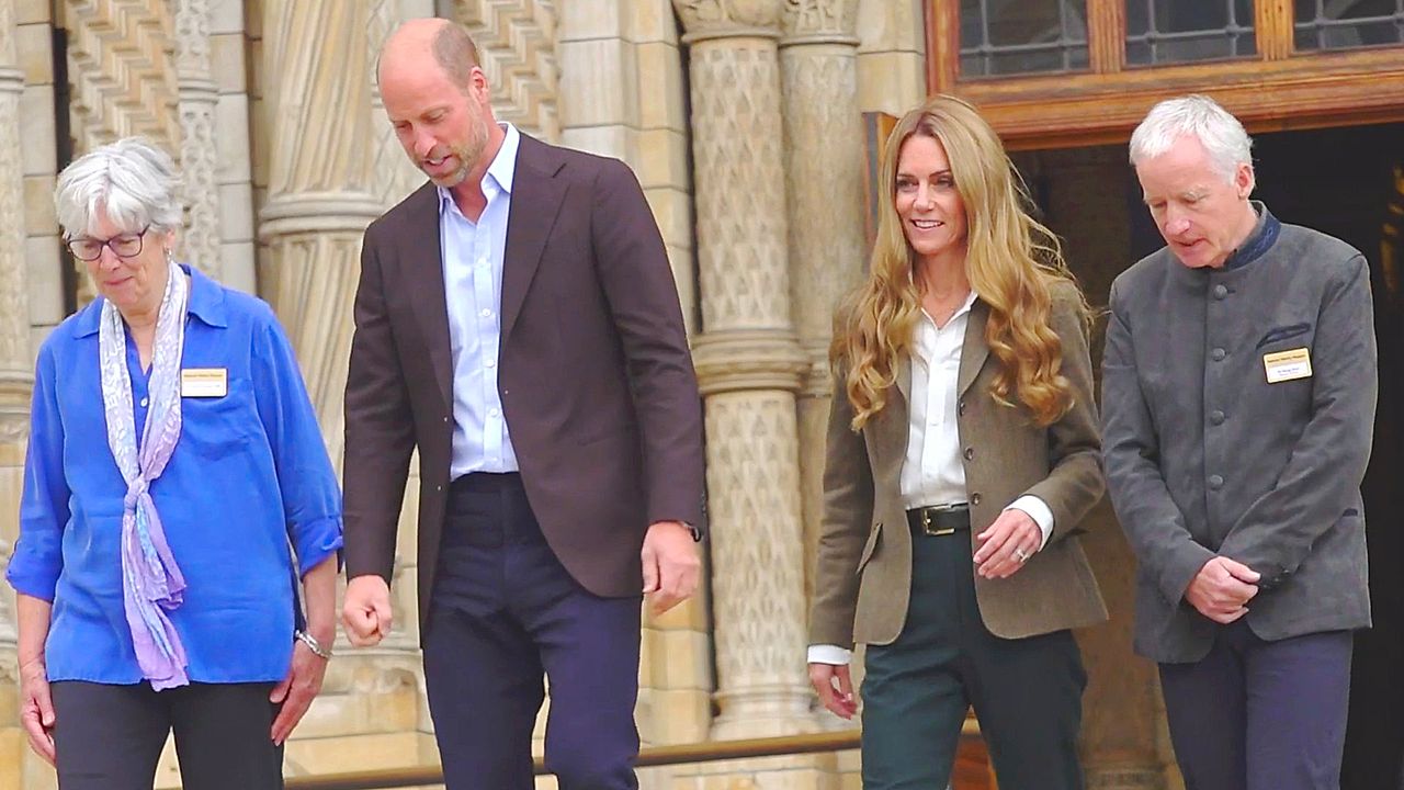 Princess of Wales debuts new blonde look during Natural History Museum ...