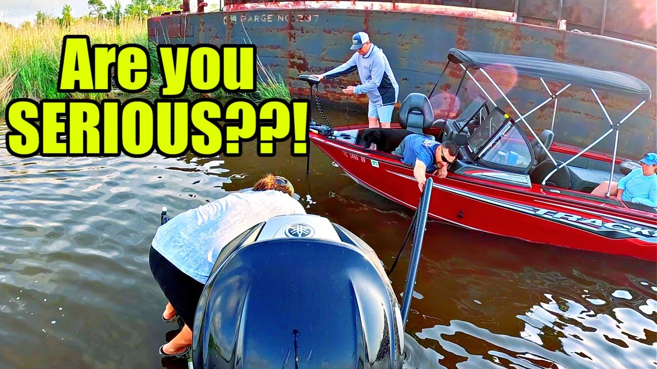 Careless locals cause major damage to boat during tournament