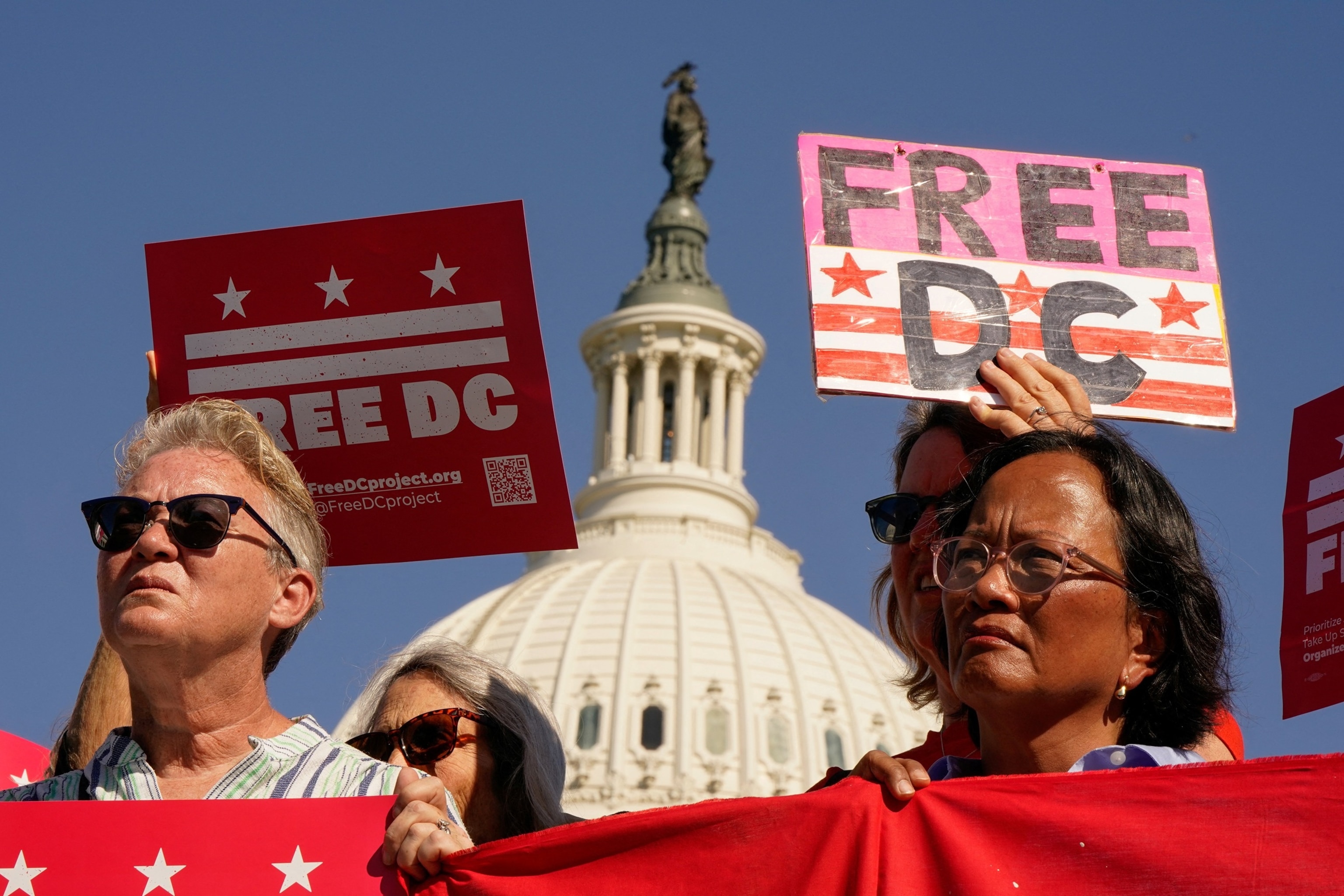Washington, DC, residents press Congress to end Trump's federal law ...