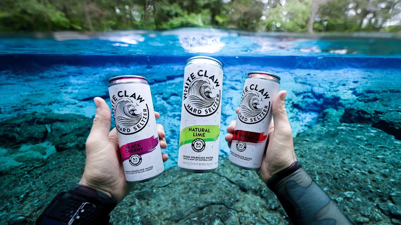 Underwater Cleanup Reveals Massive White Claw Dump Site