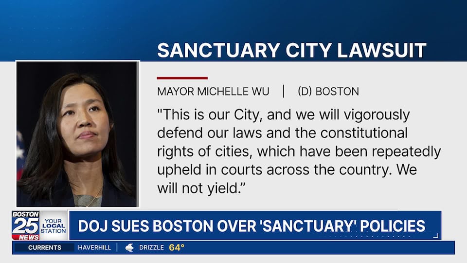 Feds sue Boston, Mayor Wu over sanctuary city laws