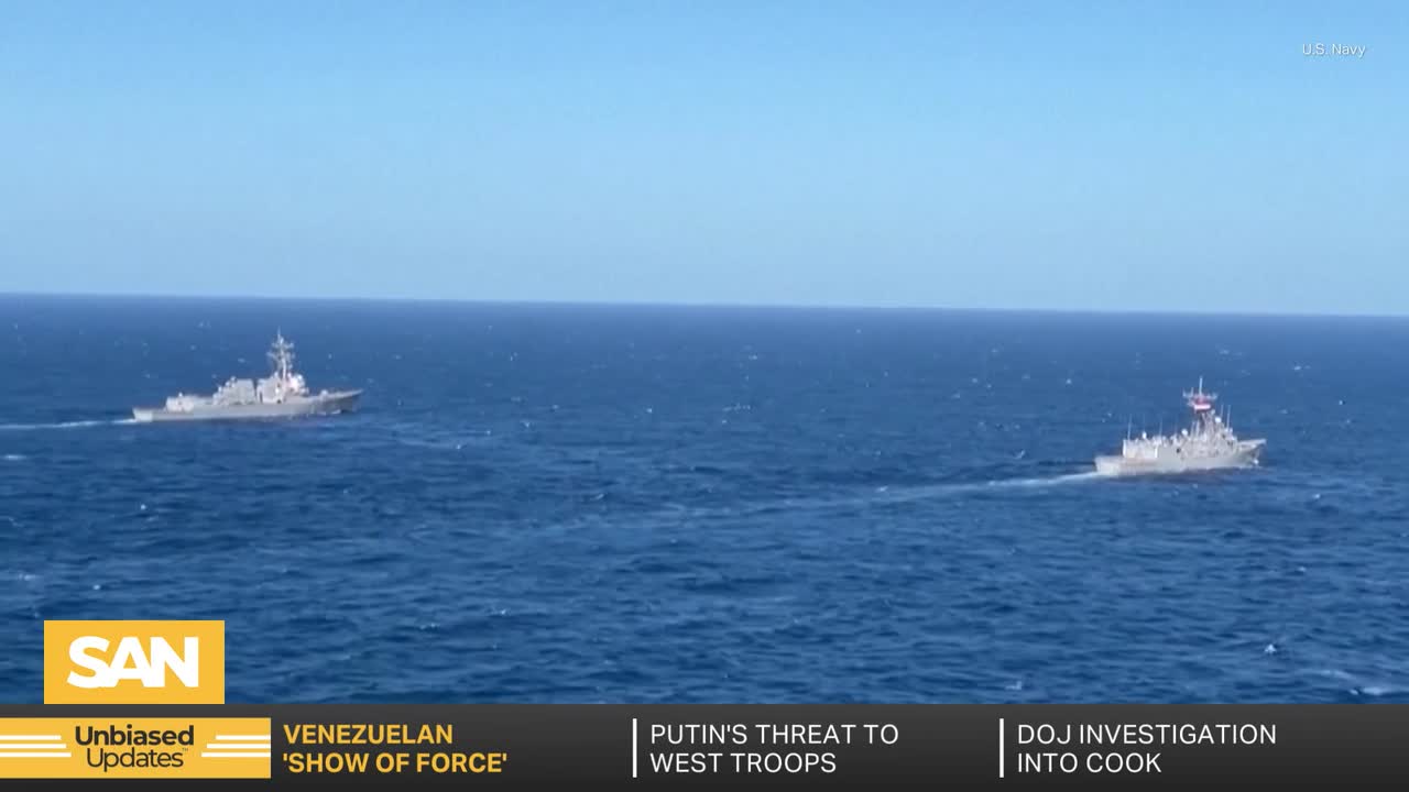 Venezuelan fighter jets confront US warship: DOD officials