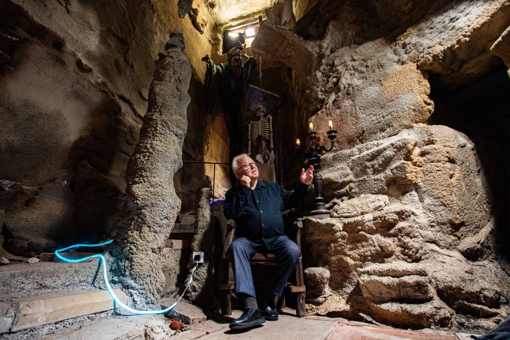 I spent 30 years building a secret labyrinth in my garden as a shrine ...