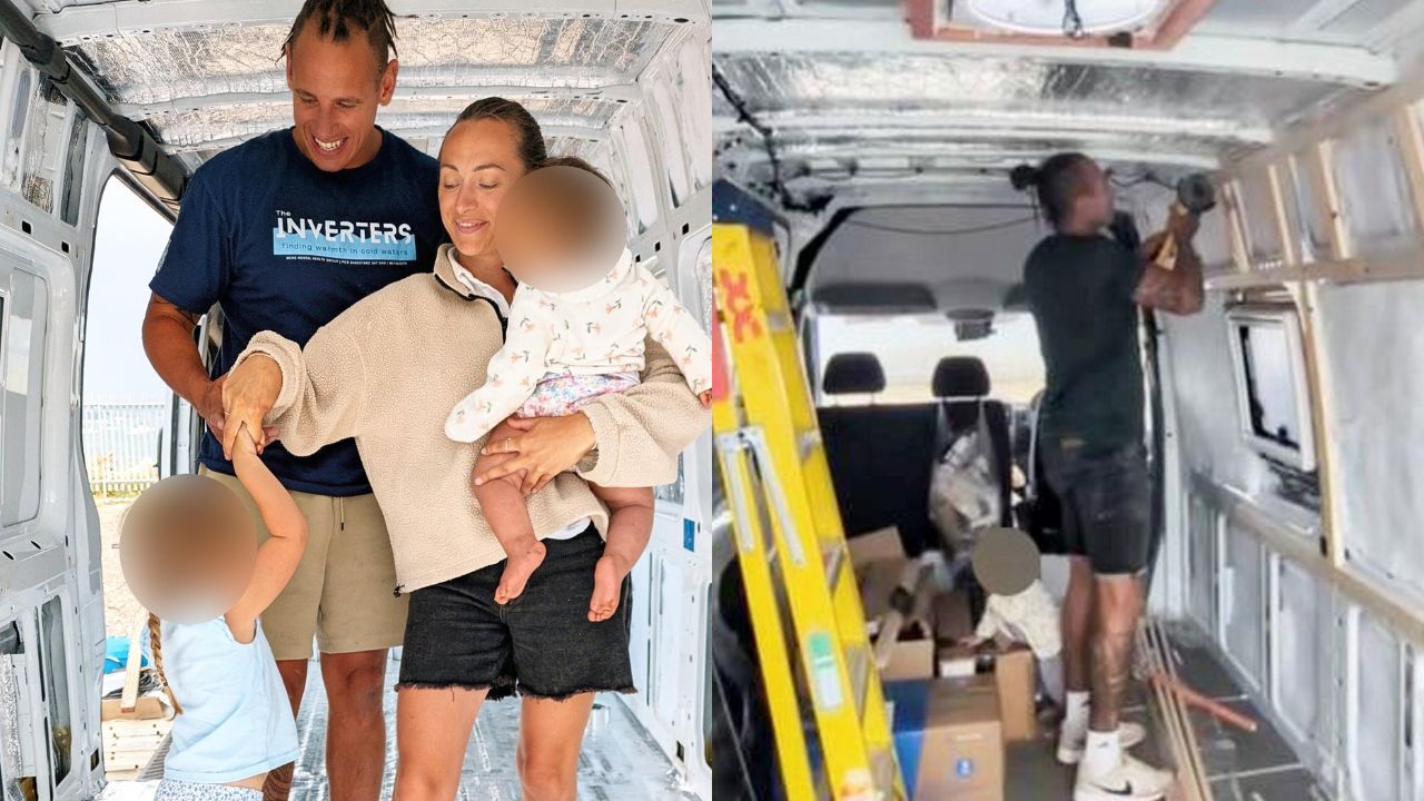 Couple sell home and ditch UK to travel in van bought with late dad's ...