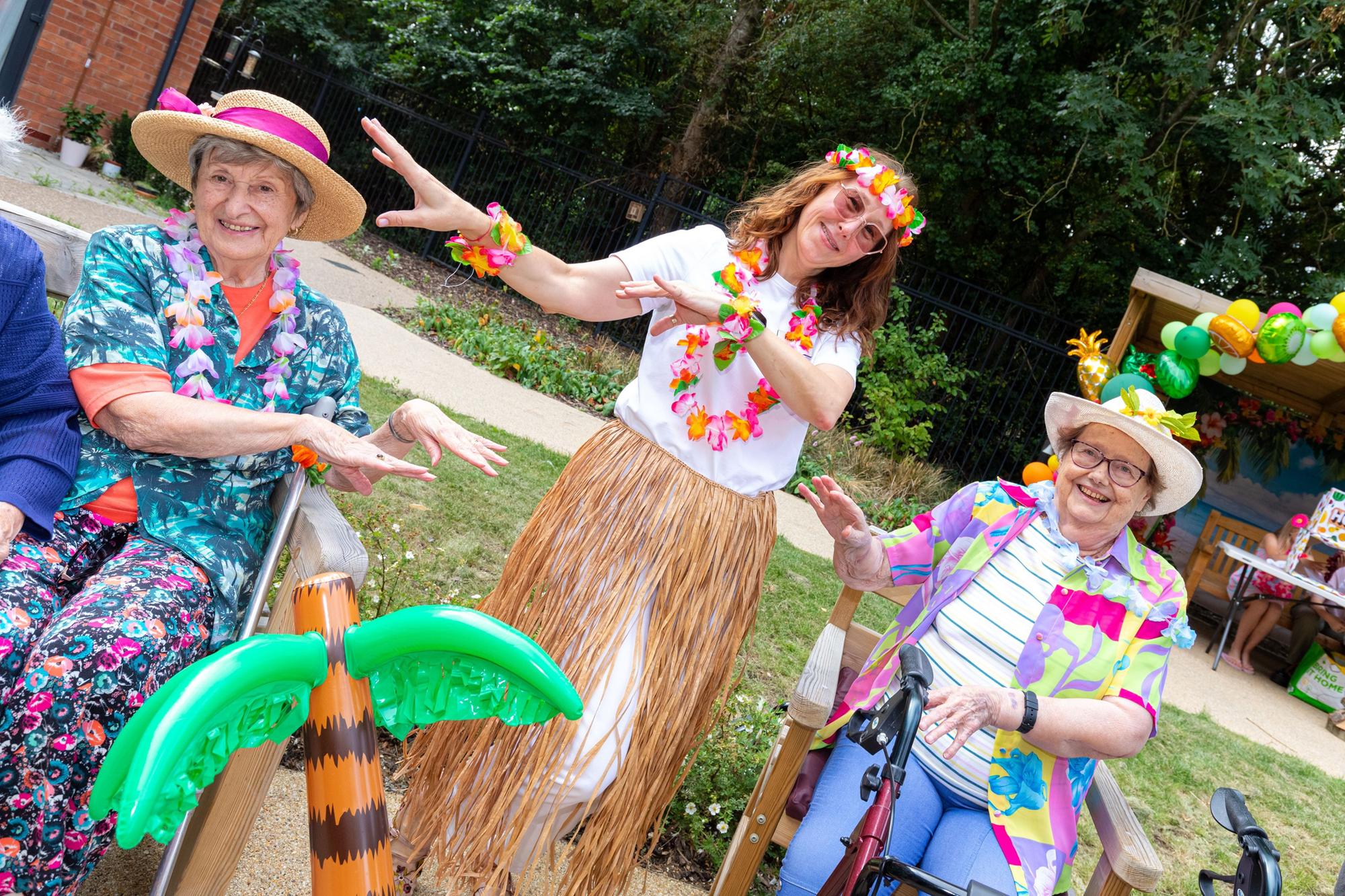 Market Harborough care home hosts tropical summer festival