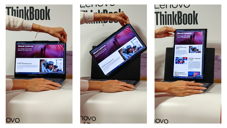 Lenovo's new concept laptop just lets you rotate the screen sideways