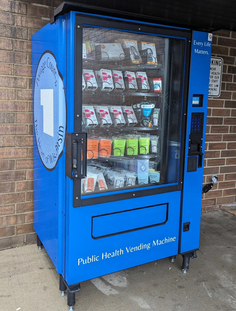 Free health supply vending machine returns to Ruth Gilfry Center in ...
