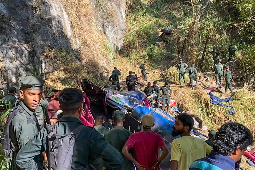 At least 15 people killed after bus carrying tourists plummets 1,000ft ...