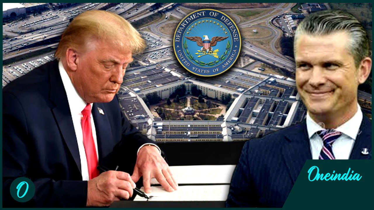 Donald Trump is set to sign an executive order renaming the Pentagon