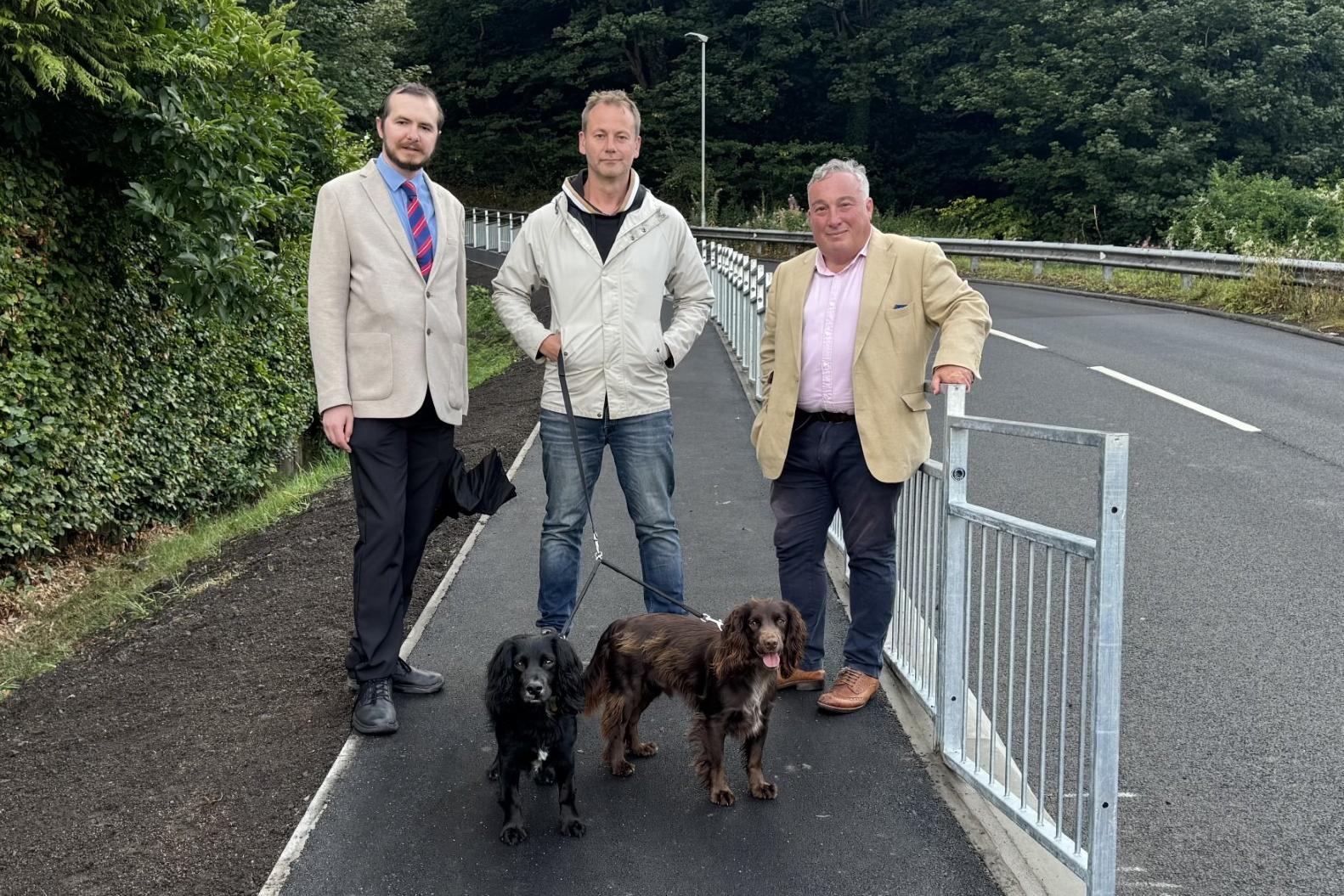 Important works at Curly Kews bank in Morpeth completed