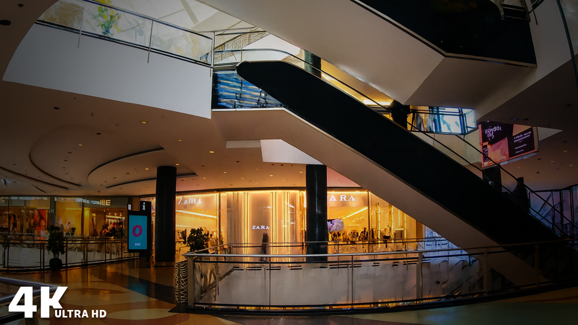 Recorrido por el centro comercial Alexa en Berlín, Alemania (4K)