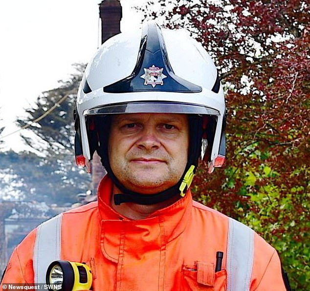 Moment fire chief throws disabled man's phone over hedge - as he blames ...