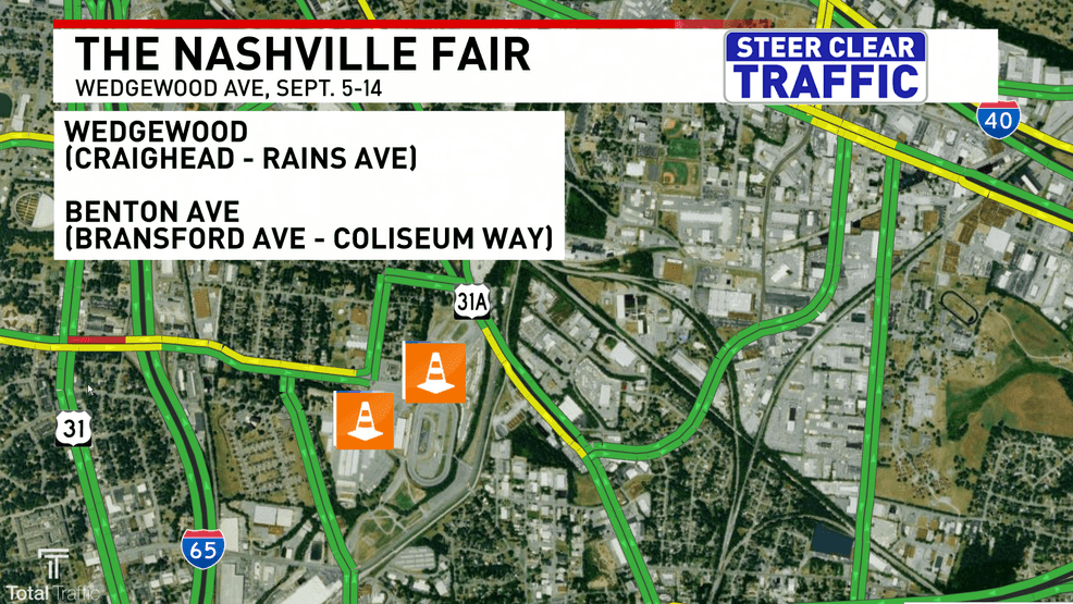 Traffic trouble ahead: Fair, soccer crowds to jam Nashville roads