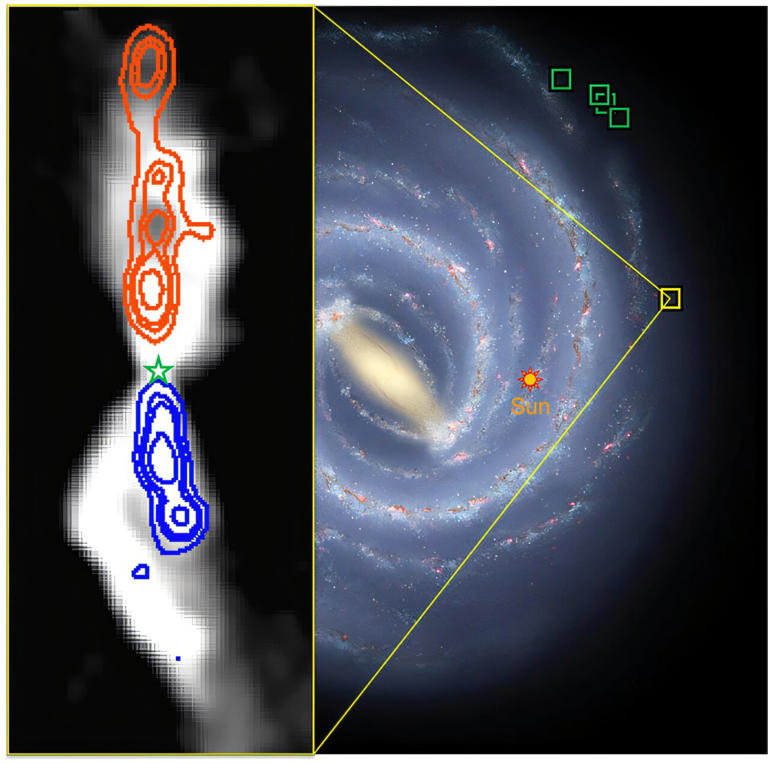 Protostellar jet detection in Milky Way's outer region reveals ...