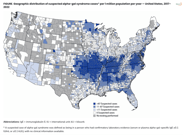 A red meat allergy from tick bites is spreading, and the lone star tick ...