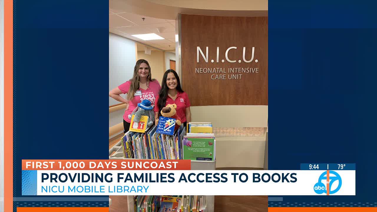 NICU Mobile Library Providing Suncoast Famlies Access to Literacy